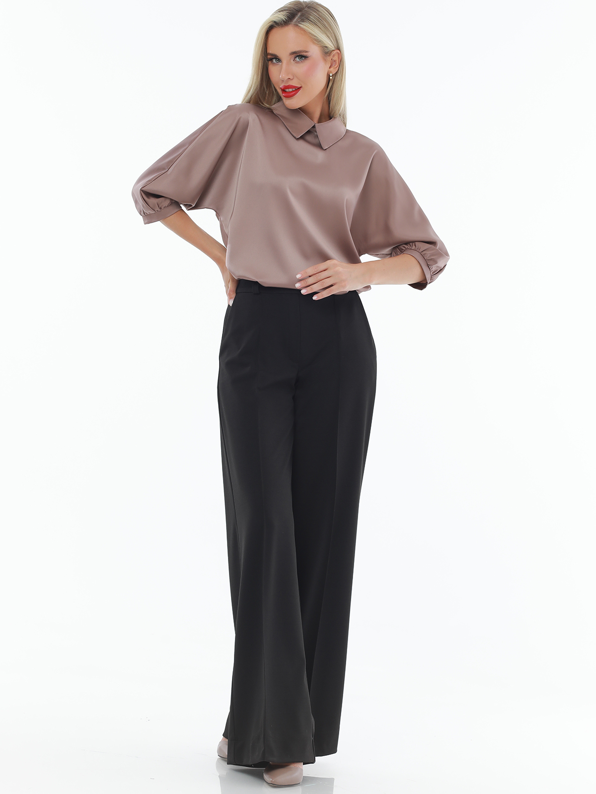 Купить Блузка Выглядеть идеально, хит по цене: 950 ₽ арт. Б-2213 - DStrend