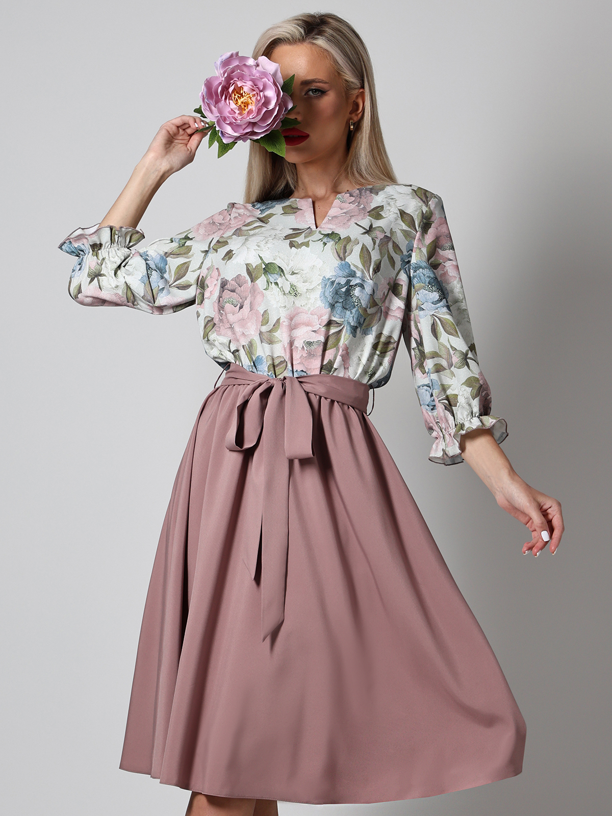 Купить Платье Эстетика контрастов, нежная по цене: 1 915 ₽ арт. П-4940 - DStrend