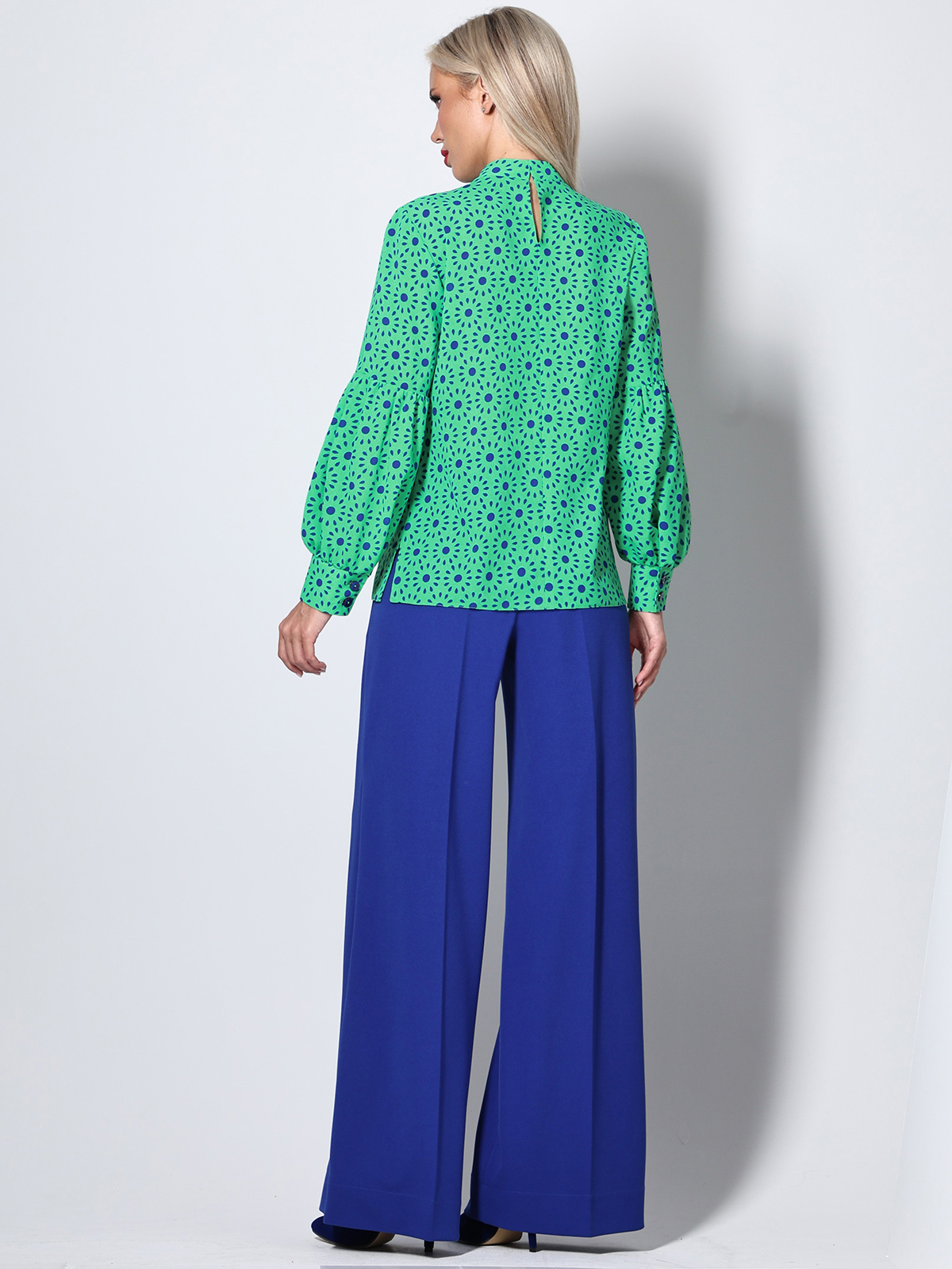 Купить Блузка Дива, грин нью по цене: 1 795 ₽ арт. Б-2091 - DStrend