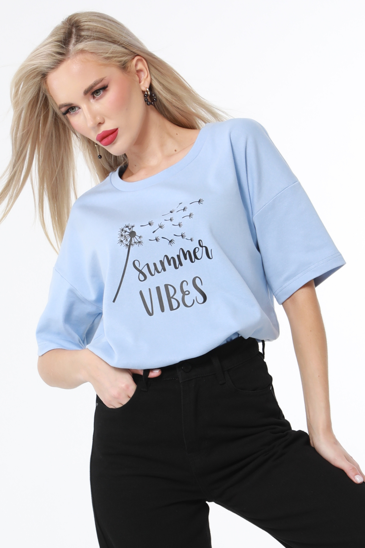 Купить Футболка Нереально крутая, дива по цене: 650 ₽ арт. Б-2175 - DStrend