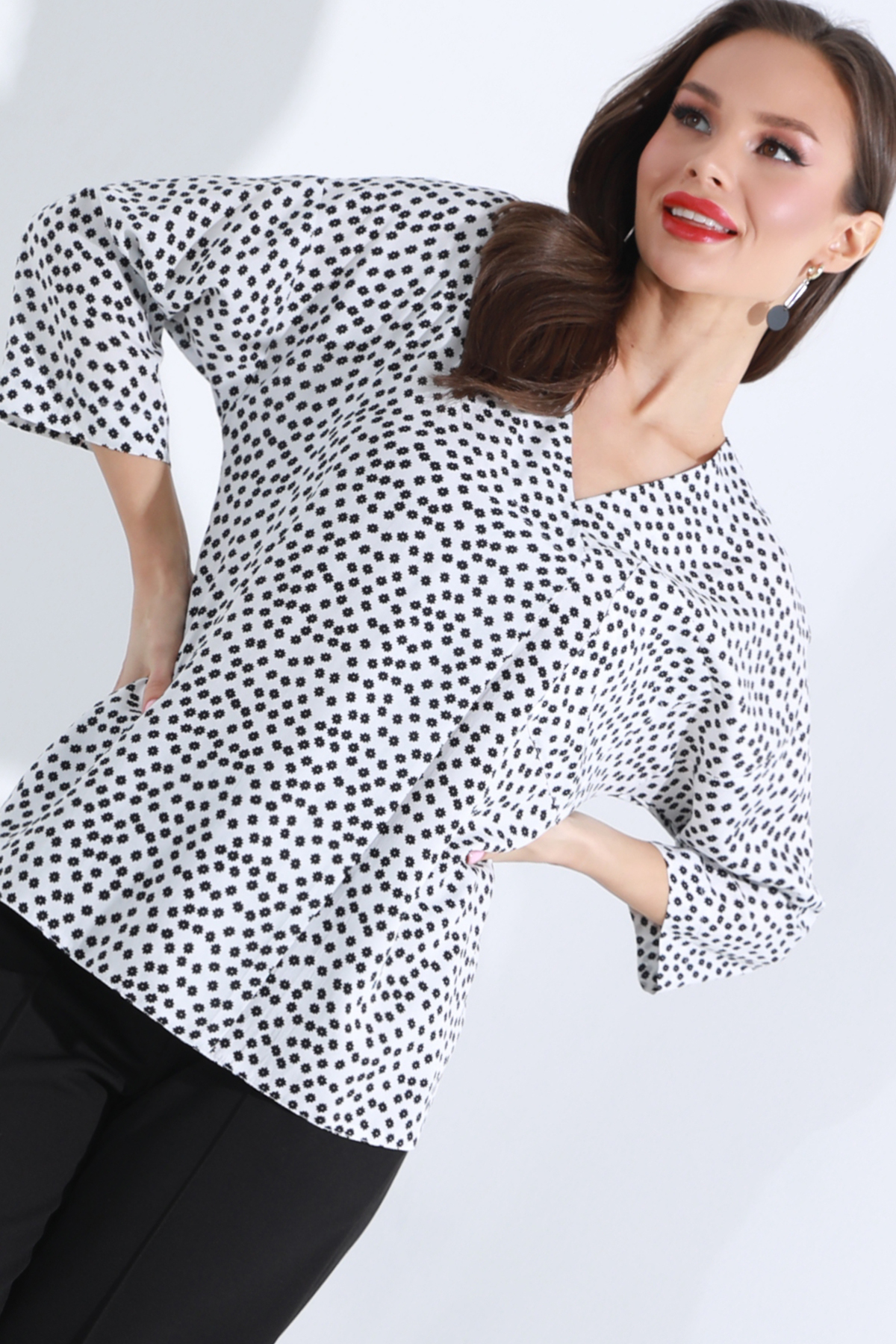 Купить Блузка Кэтрин, браво по цене: 900 ₽ арт. Б-2159 - DStrend