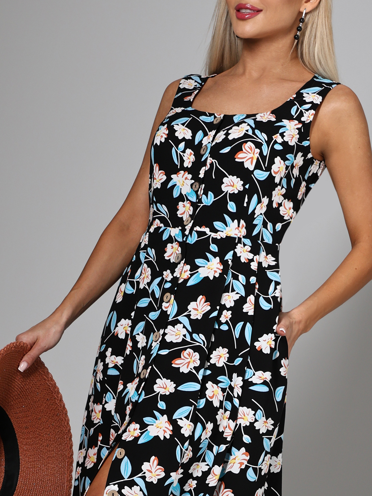 Купить Платье В отпуск красивой, блэк по цене: 1 790 ₽ арт. ПМ-0831 - DStrend