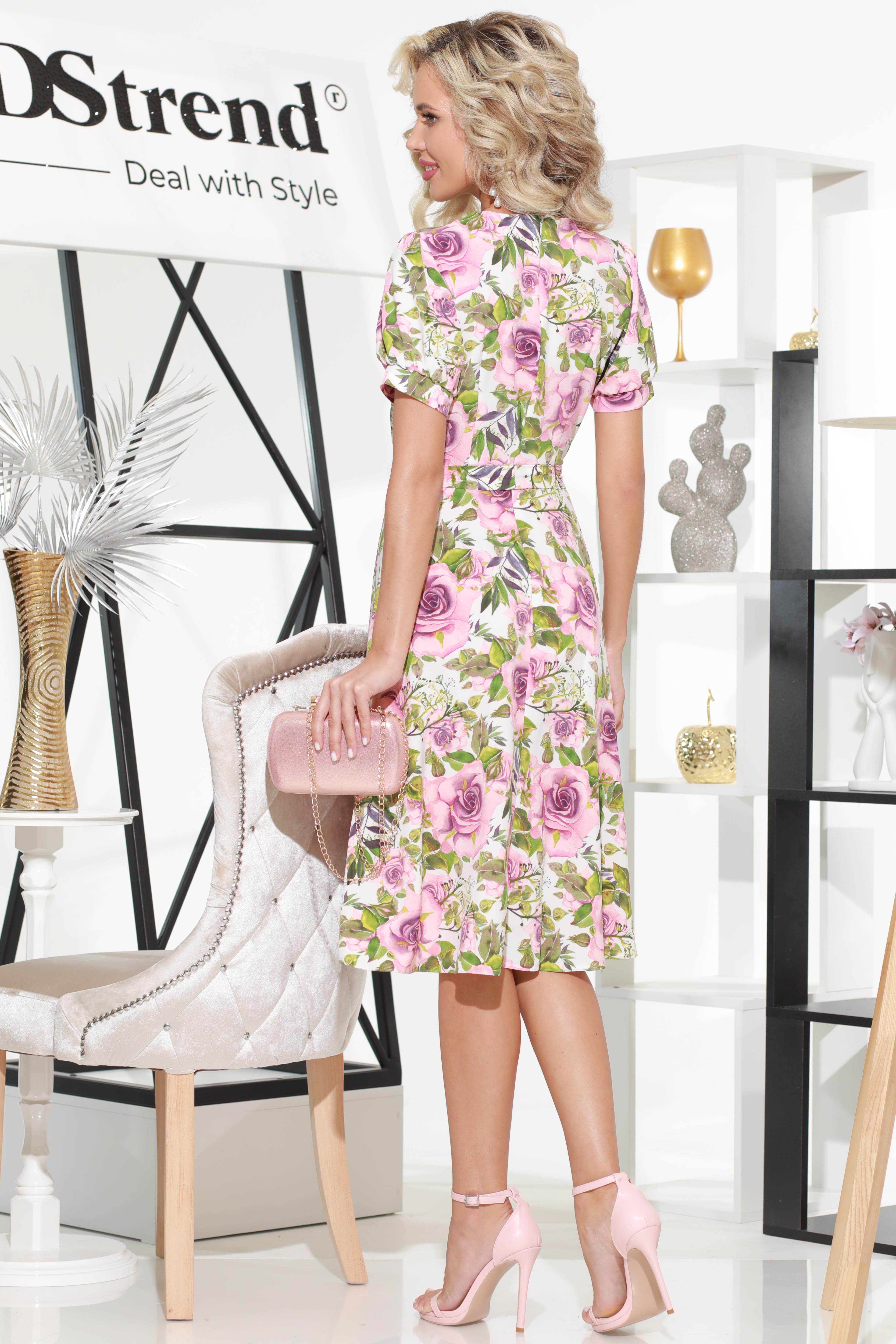 Купить Платье Романтический флёр, роуз по цене: 1 120 ₽ арт. П-2075 - DStrend