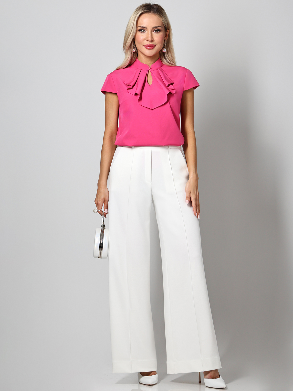 Купить Блузка Карина по цене: 950 ₽ арт. Б-2077 - DStrend