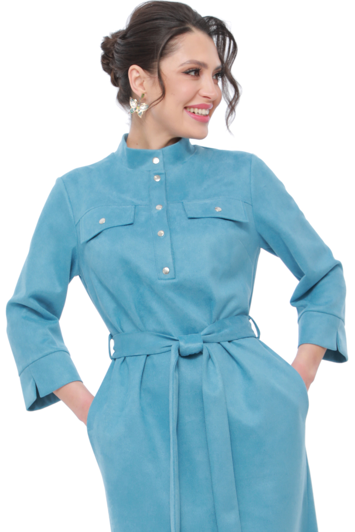 Купить Платье Новый образ, блю по цене: 1 990 ₽ арт. П-4375 - DStrend