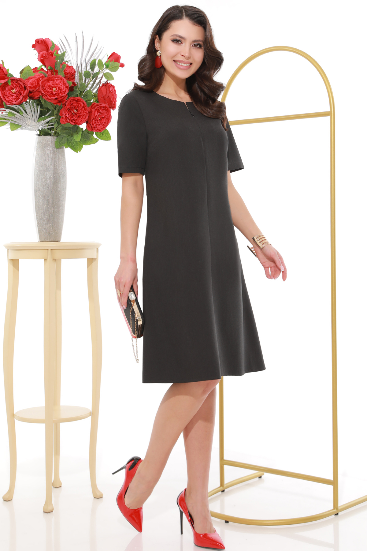 Купить Платье Классика вкуса, блэк по цене: 1 345 ₽ арт. П-3678 - DStrend