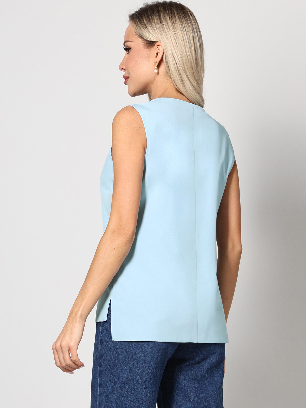 Купить Блузка Фелиция, блю по цене: 800 ₽ арт. Б-2124 - DStrend