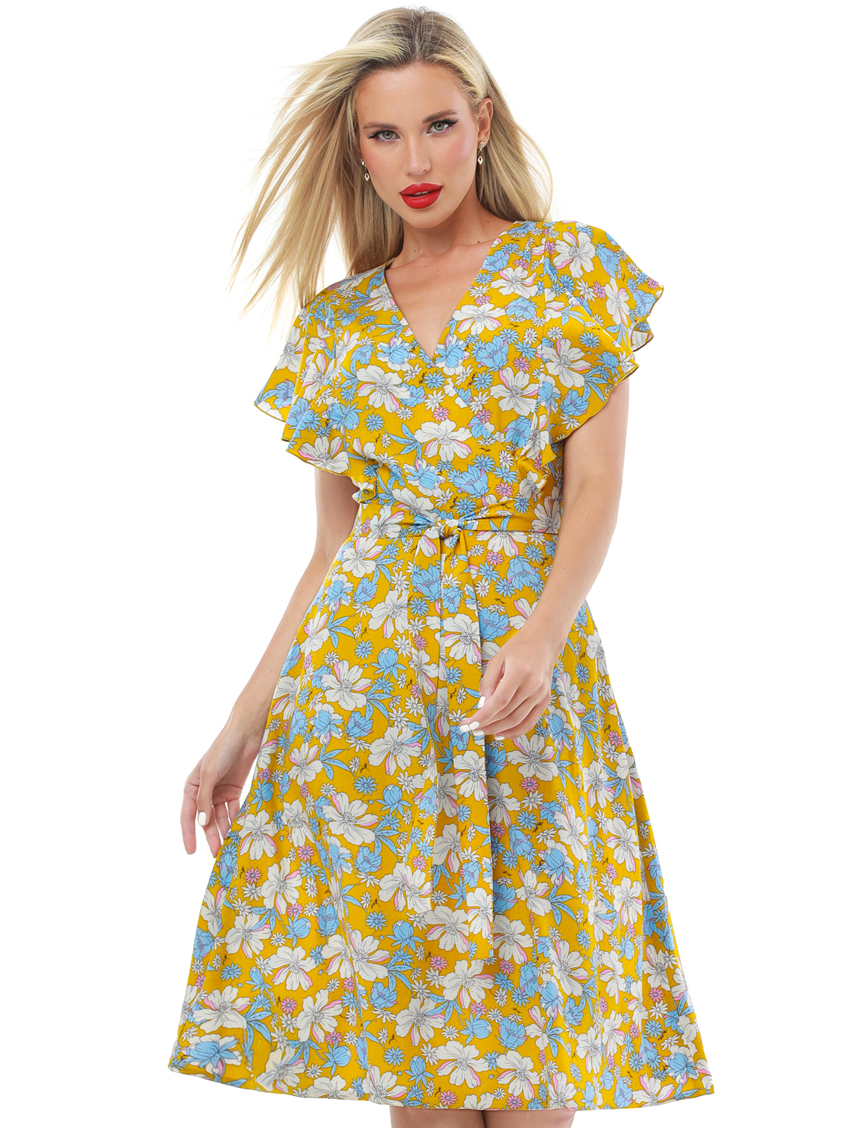 Купить Платье Летняя романтика, яркая нью по цене: 1 970 ₽ арт. П-3668 - DStrend