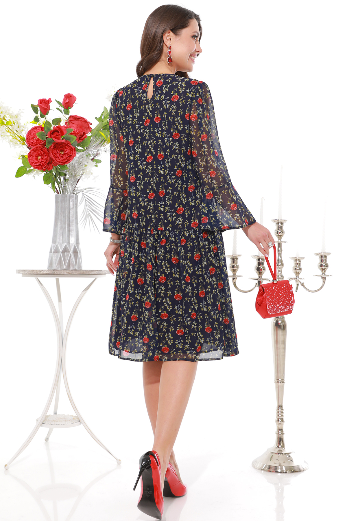 Купить Платье Цветущий город по цене: 1 800 ₽ арт. П-3700 - DStrend