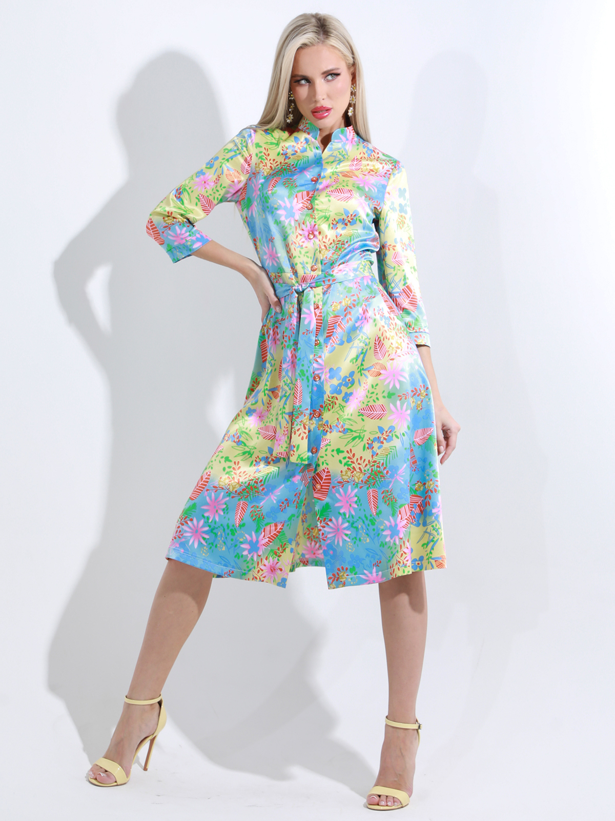 Купить Платье Завораживающая красота, яркая нью по цене: 2 350 ₽ арт. П-4512 - DStrend