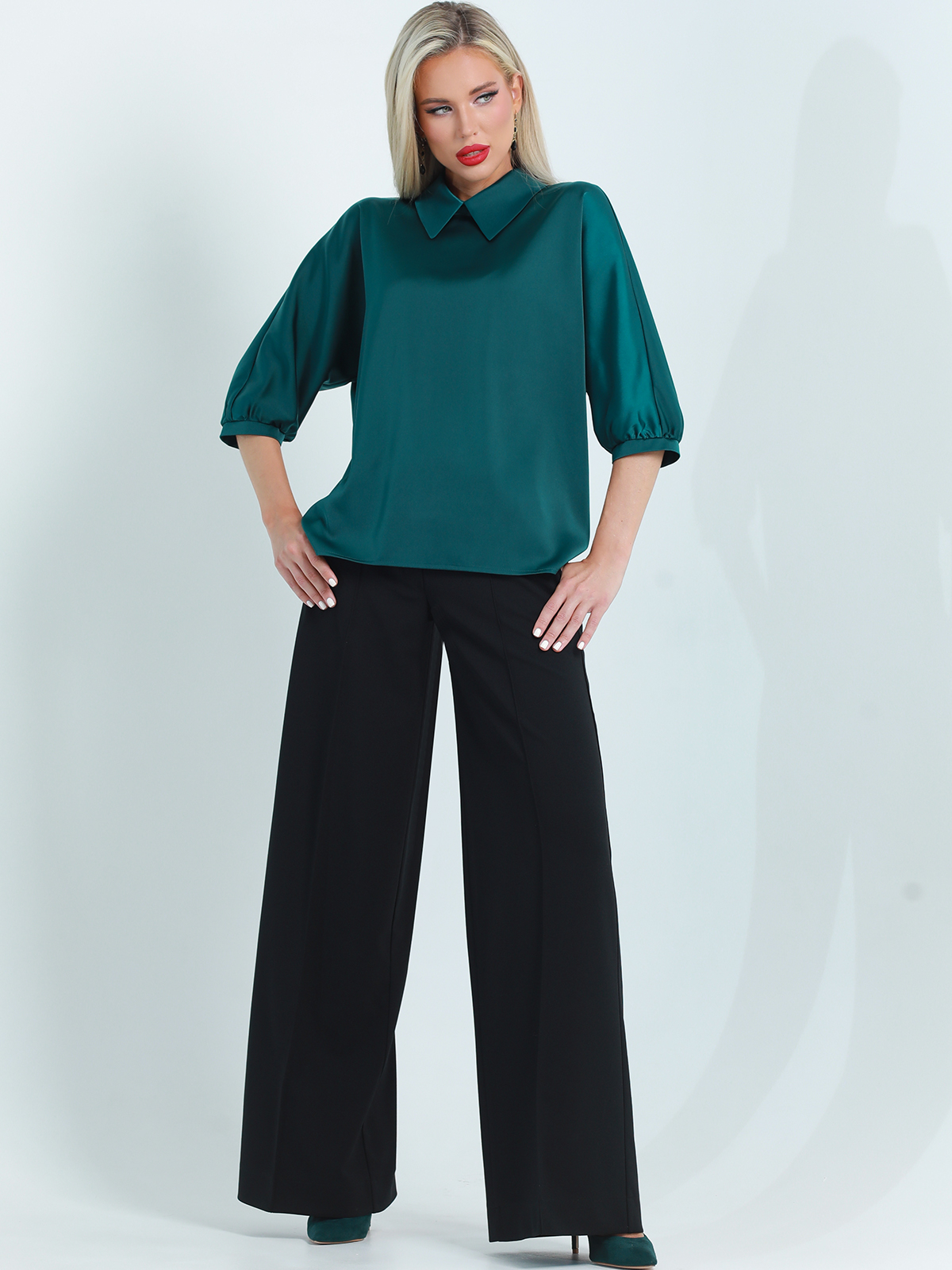 Купить Блузка Выглядеть идеально, изыск по цене: 950 ₽ арт. Б-2210 - DStrend