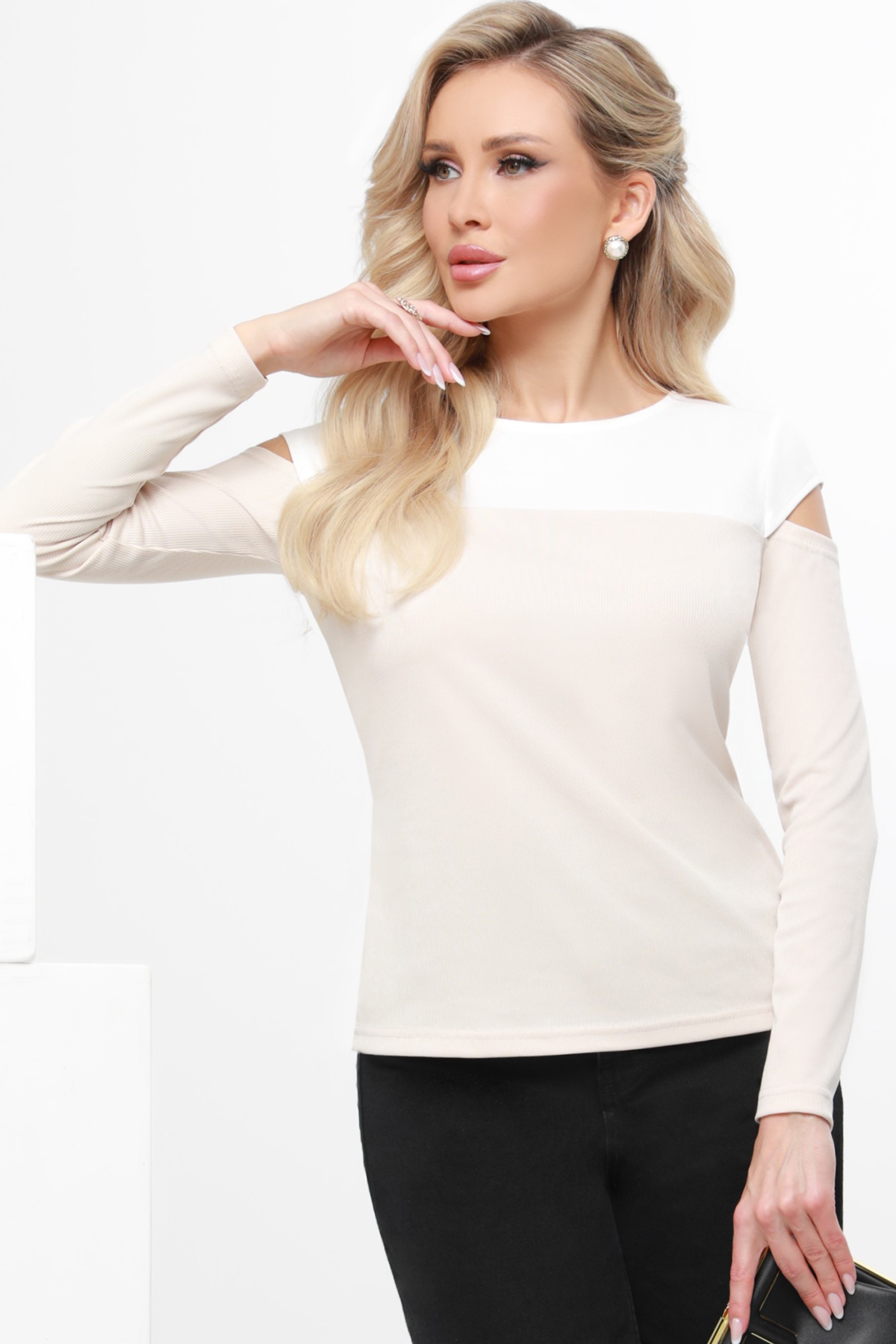 Купить Блузка Стелла по цене: 945 ₽ арт. Б-1929 - DStrend