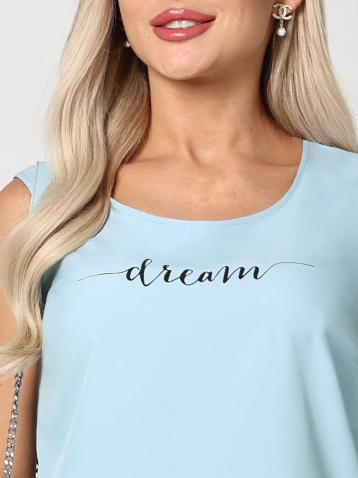 Купить Блузка Фелиция, блю по цене: 800 ₽ арт. Б-2124 - DStrend