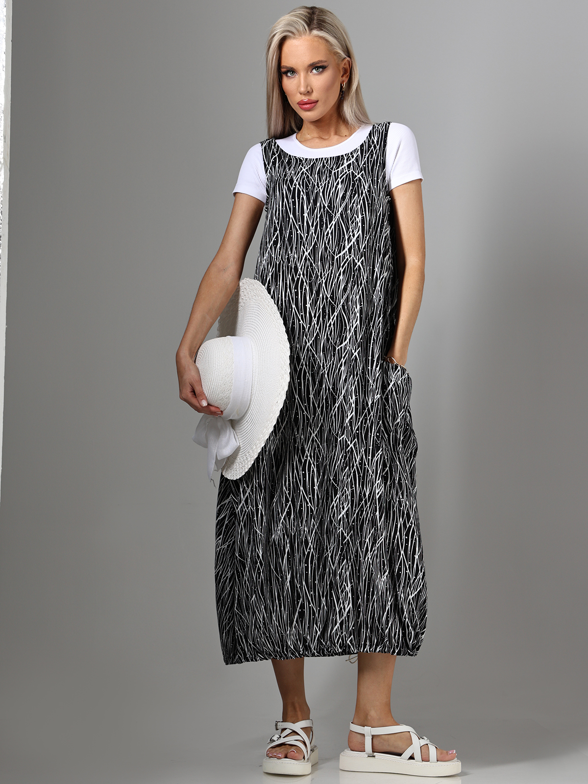 Купить Сарафан Чудесные вариации, нью по цене: 2 090 ₽ арт. С-0264 - DStrend